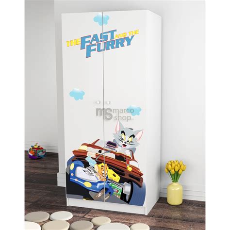 Dulap Copii Tom Si Jerry Marco Shop