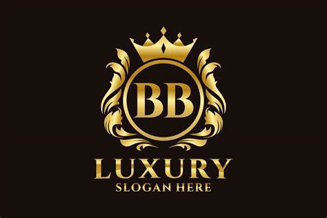 Initial Bb Letter Royal Luxury Logo Template In Vector Art For Luxurious Branding Projects And
