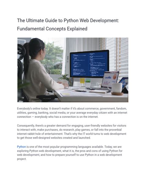 3381 gui the ultimate guide to python web development fundamental