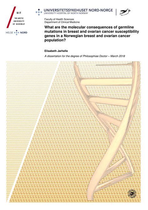 Pdf What Are The Molecular Consequences Of Germline Mutations In Breast And Ovarian Cancer