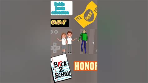 Baldis Basic Viralshorts Baldisbasicsbaldibasicsmod Baldibaldis