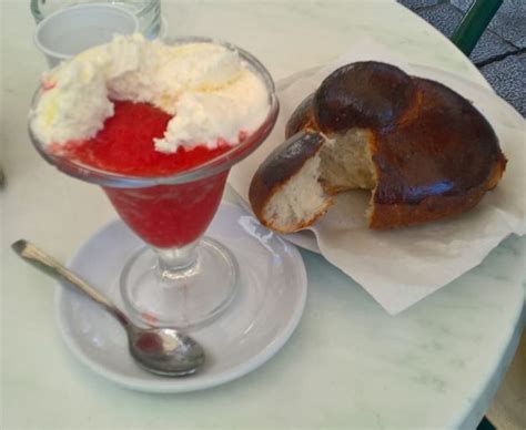 Granita With Brioche Desserts Food Granita