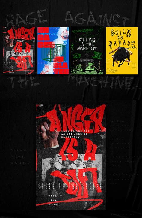 Rage Against The Machine Poster Collection Behance
