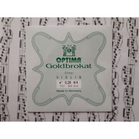 Authentic Optima Goldbrokat Violin E String Shopee Philippines