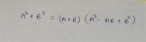 A Cube Plus B Cube With Examples Exam Winners