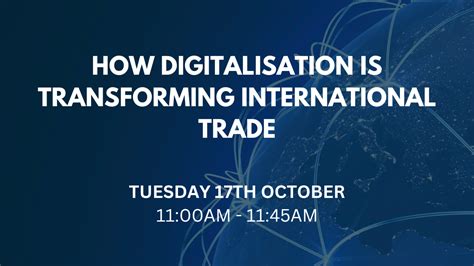 How Digitalisation Is Transforming International Trade Thames Valley