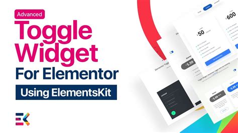 How To Use Advanced Toggle Widget On Elementskit Elementskit Addons
