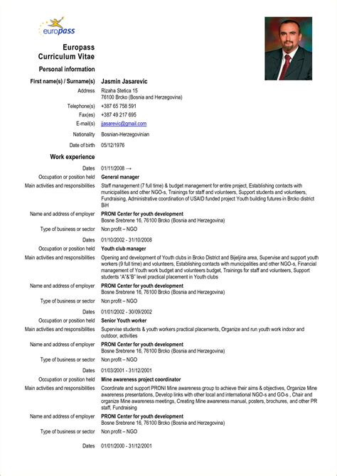 Europass Cv