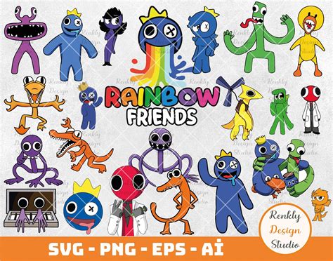 Rainbow Friends Svg Rainbow Friends Png Sublimation Transfer