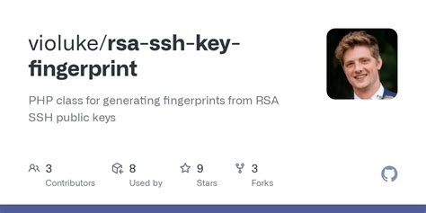 Github Violukersa Ssh Key Fingerprint Php Class For Generating
