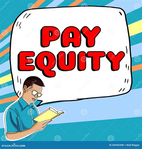 Writing Displaying Text Pay Equity Concept Meaning Eliminating Sex And