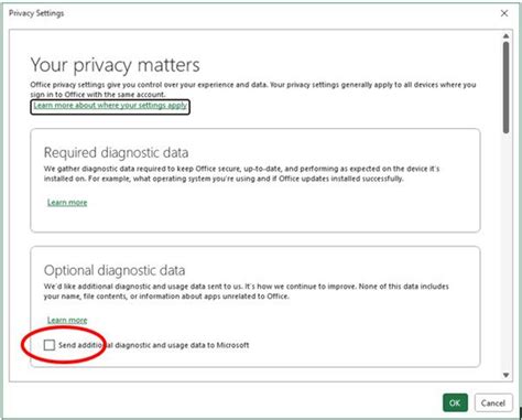 Optional Diagnostic Data Enterprise Times