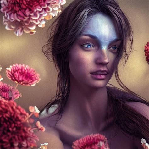 1beautiful Woman With Pretty Face Perfect Naked Breast That Is Facing