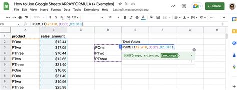 How To Use Google Sheets ARRAYFORMULA Examples Layer Blog