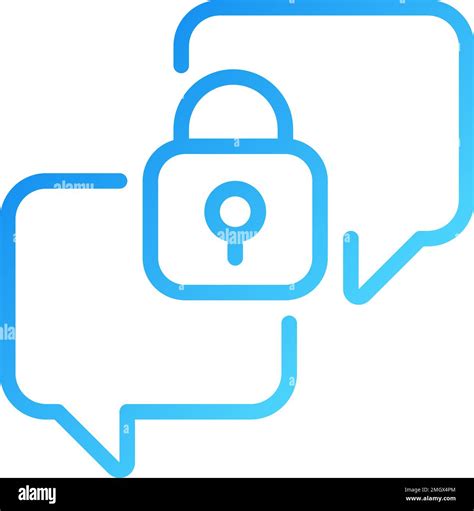 Confidential Conversation Pixel Perfect Gradient Linear Vector Icon Stock Vector Image And Art Alamy