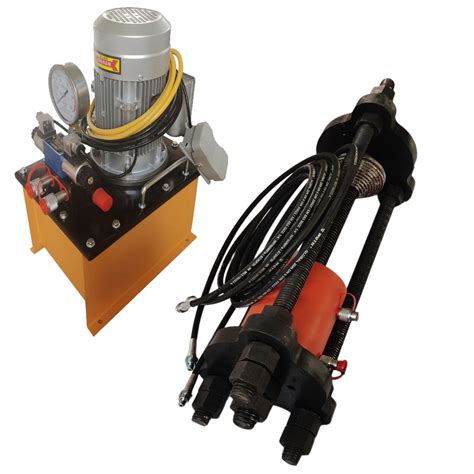 Intsupermai 220v Hydraulic Track Link Pin Press Portable Chain Presser Excavator Crawler Pin