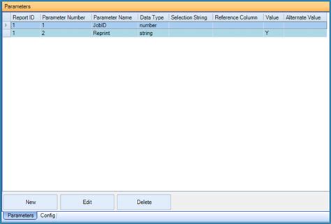 Defining Report Parameters