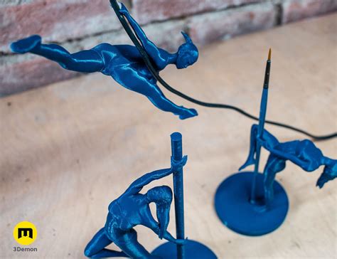 Statues Of Pole Dancers Pen Holders 3d Model 3d Printable Cgtrader