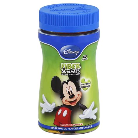 Disney Strawberry Flavor Mickey Mouse Fiber Gummies Shop Medicines