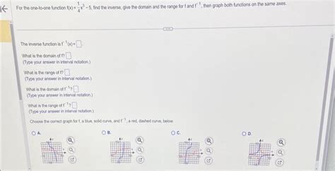 for the one 10 one function f x 41x3−5 find the