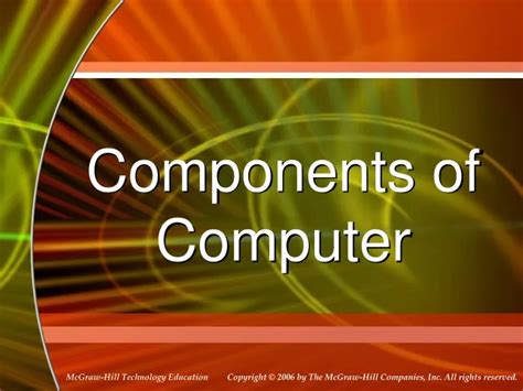 PPT Components Of Computer PowerPoint Presentation Free Download ID 9603755