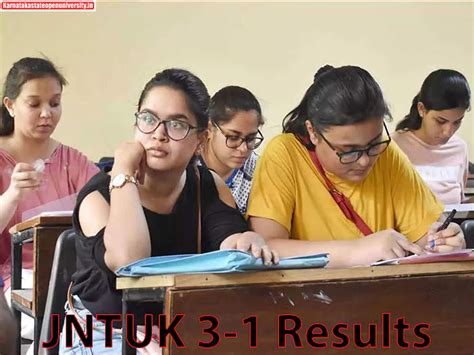 Jntuk 3 1 Results 2025 Download Link Btech R20 R19 R16 R13 All