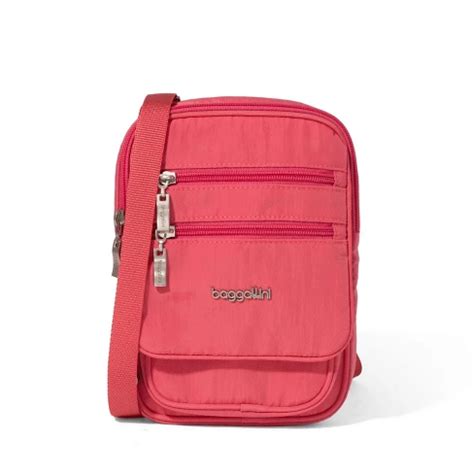 Baggallini Womens Rfid Journey Crossbody Bag Flamingo Target