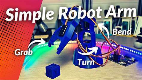How To Build A Simple Arduino Robotic Arm Full Diy Tutorial From