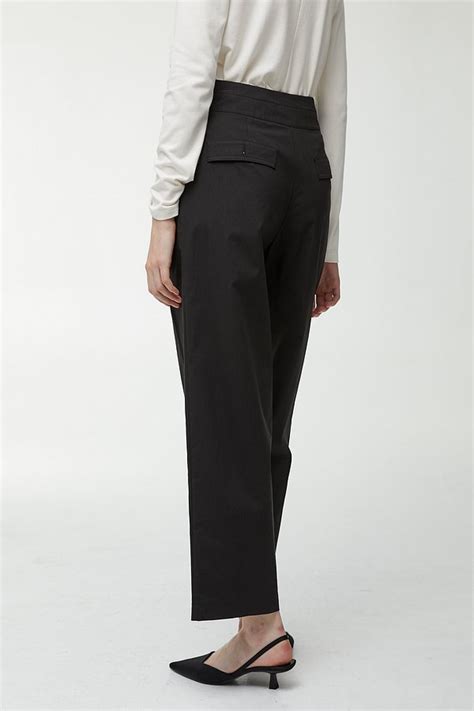 Vov보브 플리티드 하이 웨이스트 팬츠 Sivillage 에스아이빌리지