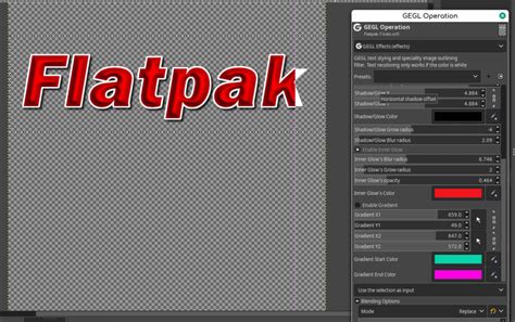 My Third Party Filter Gegl Effects Just Got A Major Update It Now Has A Better Bevel Effect And