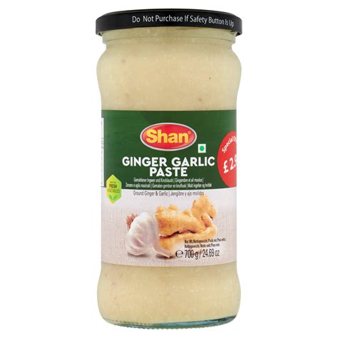 Shan Ginger Garlic Paste 700g Herbs Spices And Seasonings Iceland Foods