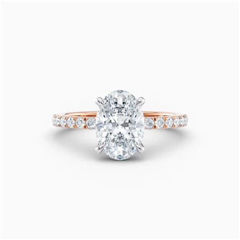 Rose Gold Charlotte Oval Solitaire Engagement Ring