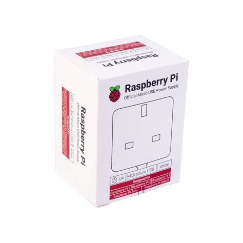 Raspberry Pi Micro USB Power Supply W UK Rapid Electronics
