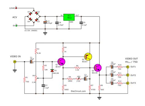Rf Power Splitter Circuit Diagram Circuit Diagram