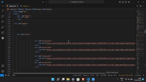 Webdevelopment Cloneproject Html5 Css Salesforceclone Darshil