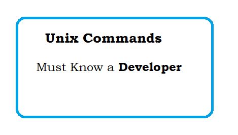 Unix Commands All Important Commands Which Every Developer Should