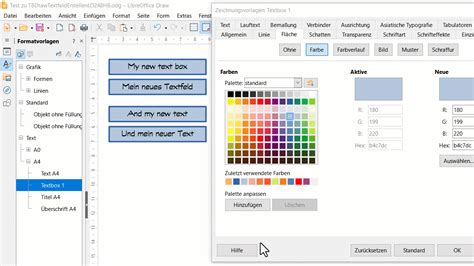 Text Boxes In Draw The Document Foundation Wiki