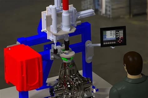 Semi Automated Differential Pinion Nut Torque Machine Enser