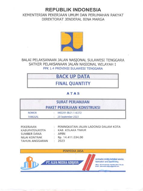 Laporan Backup Data Final Quantity Pdf