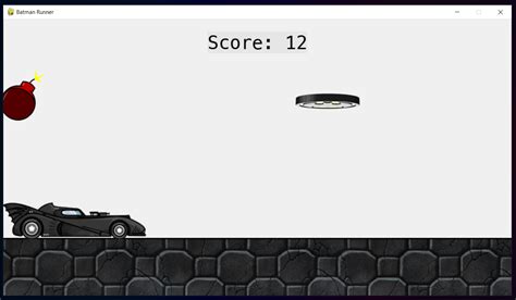 Github Hjgenuinebatman Runner Pygame This Batman Runner 2d Game Was Created Using Pygame