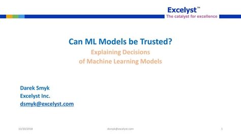 Can Machine Learning Models Be Trusted Explaining Decisions Of Ml