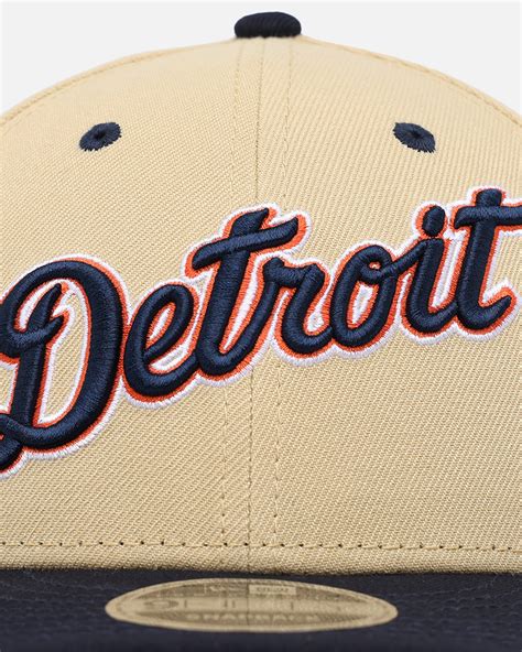 New Era X Felt Detroit Tigers 9fifty Snapback Vegas Gold Culture Kings Us