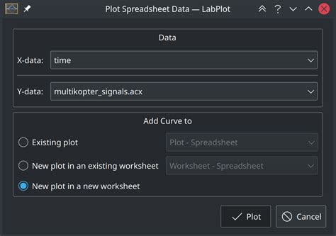 Quick Start — Labplot Manual 2 12 Documentation