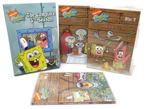 Spongebob Squarepants Dvd The Complete 3rd Season Three 20 Episodes