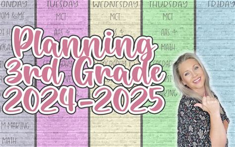 Planning 3rd Grade 2024 2025 Making Everyday Magic