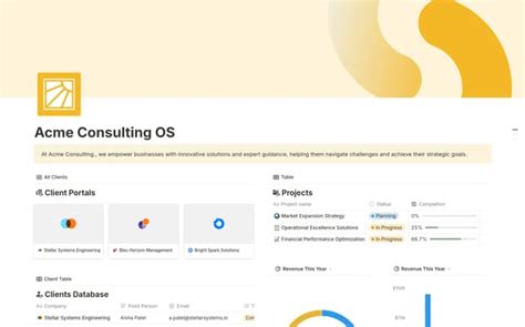 Business Consulting Starter Kit 2025 Template Notion Marketplace