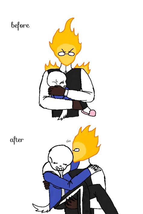 Grillby X Sans Short By Starhawk90 On Deviantart