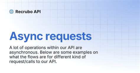 Async Requests Recrubo Api