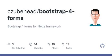 Github Czubeheadbootstrap 4 Forms Bootstrap 4 Forms For Nette Framework