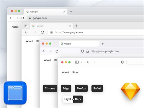 Browsers Ui Libraries Sketch Freebie Download Free Resource For